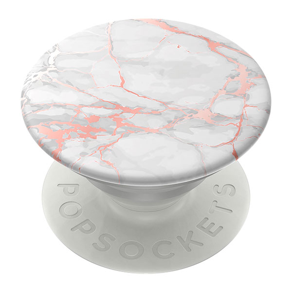 פופסוקט מחזיק לסמארטפון שיש ורוד PopSocket Abstract Rose Gold Lutz ...