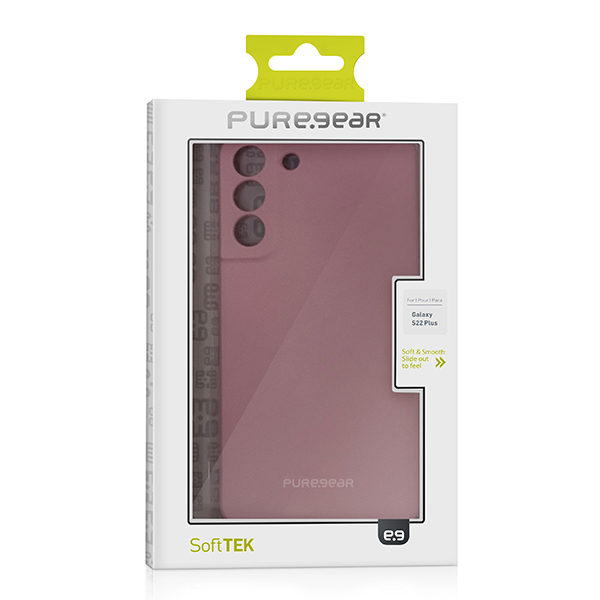 כיסוי סיליקון לגלקסי S22 פלוס ורוד PureGear Softek | שיפי