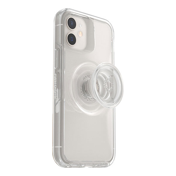 כיסוי לאייפון 12 מיני שקוף עם תופסן Otterbox Symmetry PopSocket | שיפי