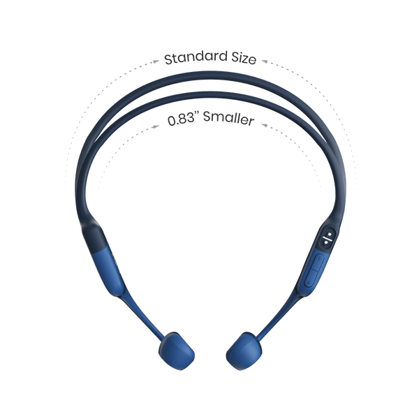 אוזניות עצם אלחוטיות Shokz Openrun Mini קומפקטיות עמידות במים כחול שיפי