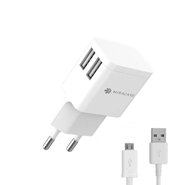 ראש מטען USB הכולל כבל MicroUSB טעינה מהירה Miracase MWC244 | שיפי