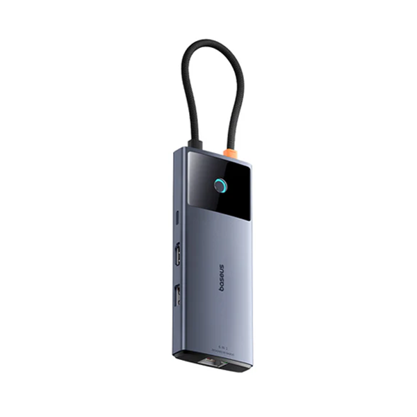 תחנת עגינה 6 ב-1 USB-C סדרת Metal Gleam II מבית Baseus | שיפי