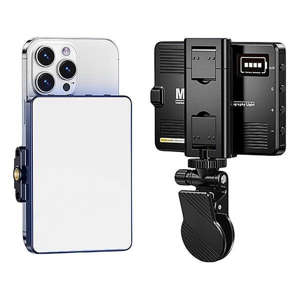 תאורת LED ניידת עם קליפס חכם, 3 מצבי אור וכיוונון רחב M15 | שיפי