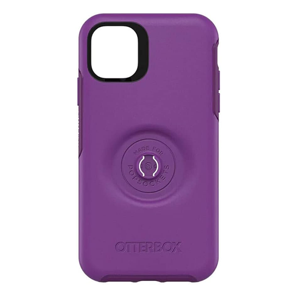 כיסוי לאייפון 11 פרו סגול עם תופסן Otterbox Symmetry PopSocket | שיפי