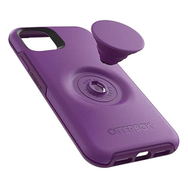 כיסוי לאייפון 11 פרו סגול עם תופסן Otterbox Symmetry PopSocket | שיפי