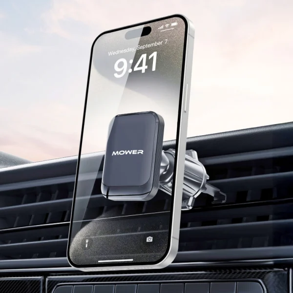 מעמד מגנטי חזק במיוחד לפתח המזגן לרכב Mower Snap Pro | שיפי